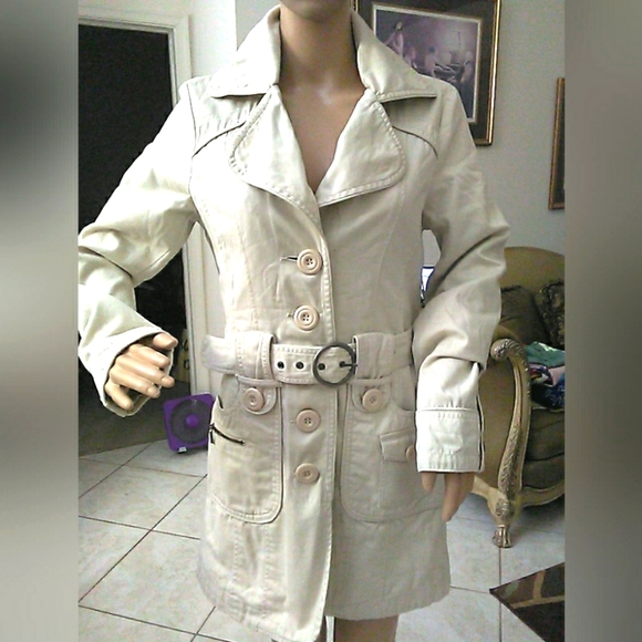 Street One | Jackets & Coats | Street One German Cream Trench Coat ...